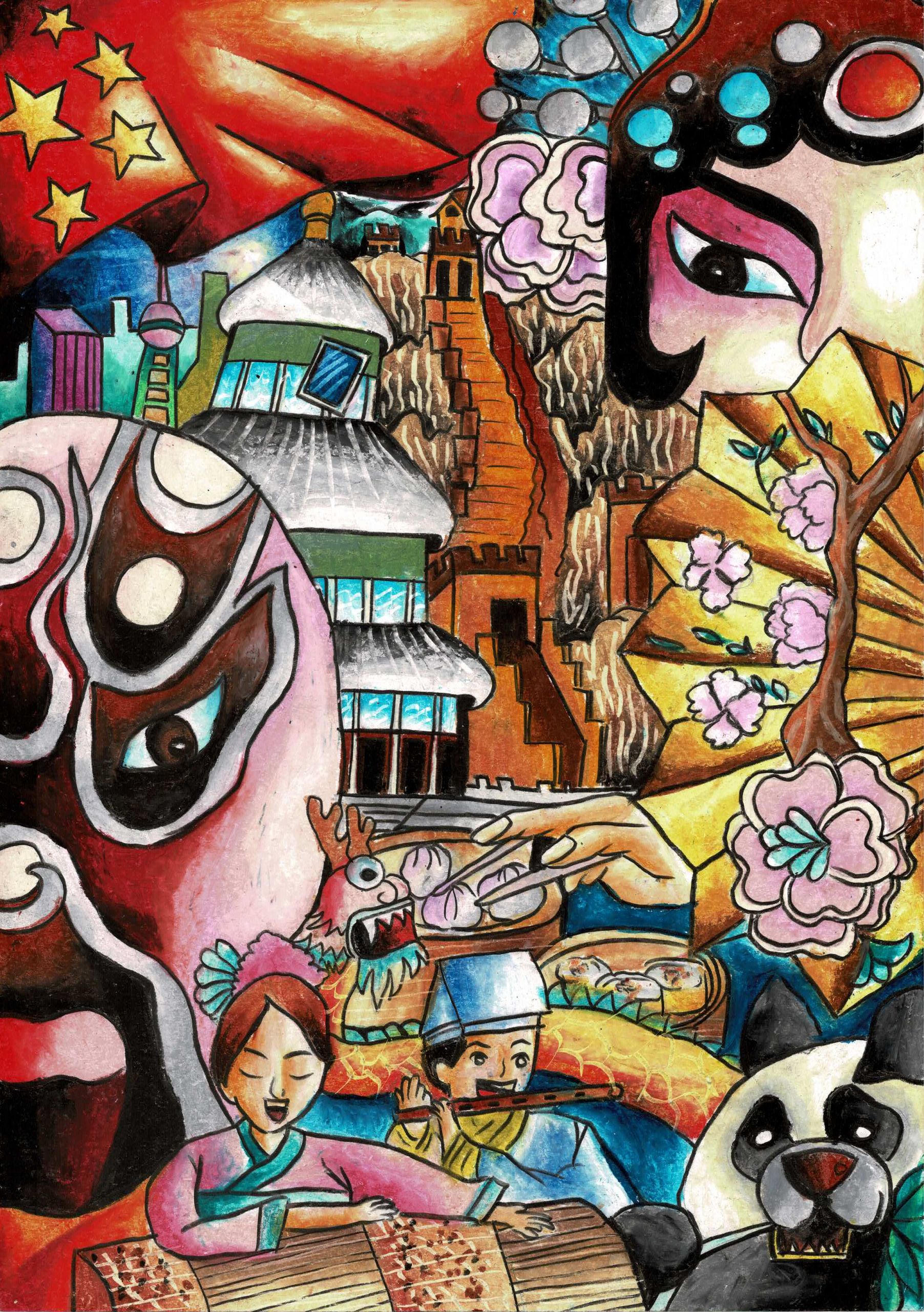 2019年“美丽中国”填色及绘画比赛得奖作品 - 中国文化中心（吉隆坡）